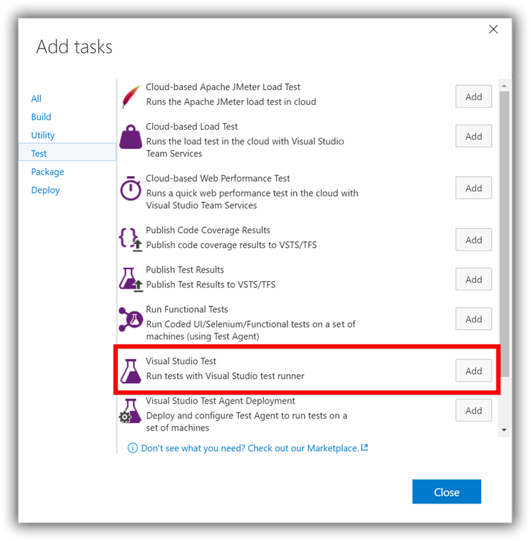 Developers Diary Running Unit Tests As Part Of Continuous Integration Of Vsts Vso